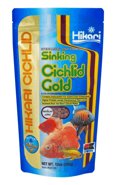 HIKARI Sinking Cichlid Gold | Mini Pellet | 100g | Aquarium Fish Food ...